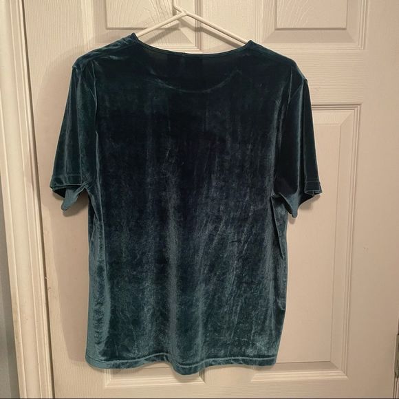 Vintage | Tops | Vintage Jason Maxwell Teal Velvet Blouse | Poshmark